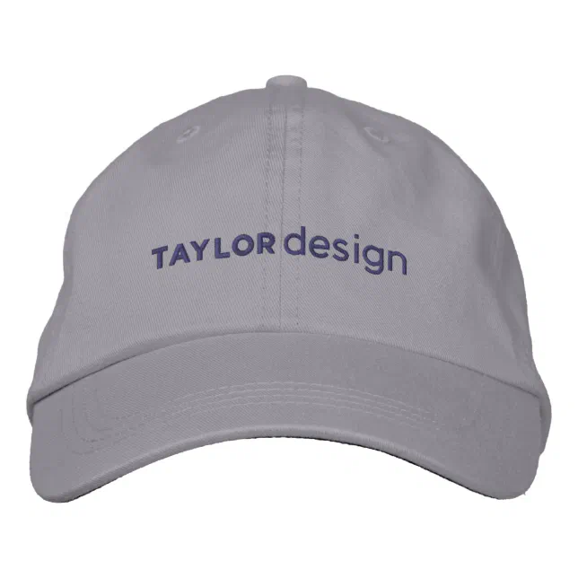 Grey Baseball Cap | Zazzle