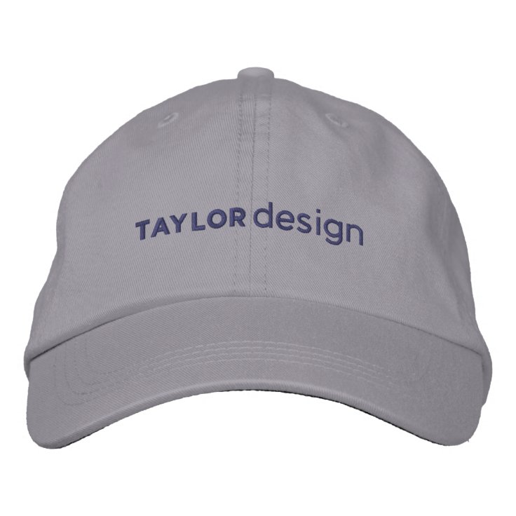 Grey Baseball Cap | Zazzle