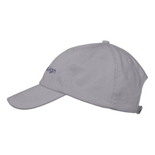 Grey Baseball Cap | Zazzle