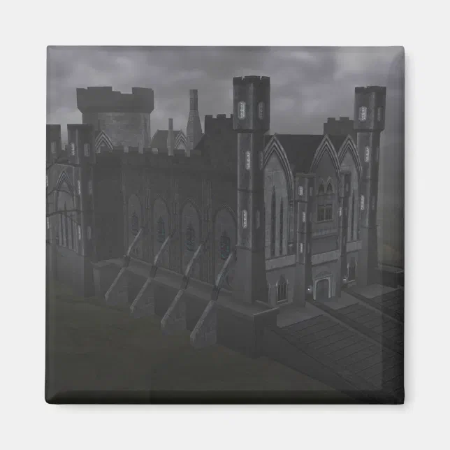 Grey Castle Magnet | Zazzle