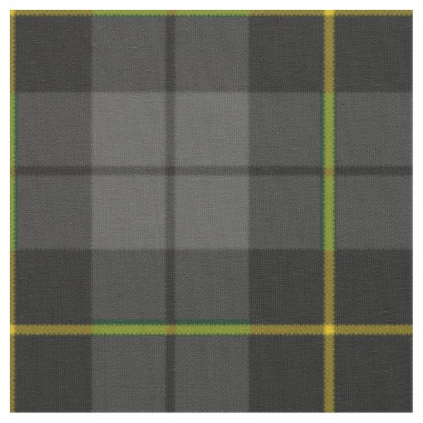 Grey Plaid Fabric | Zazzle.com