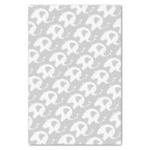 Grey elephant baby shower gift tissue paper | Zazzle