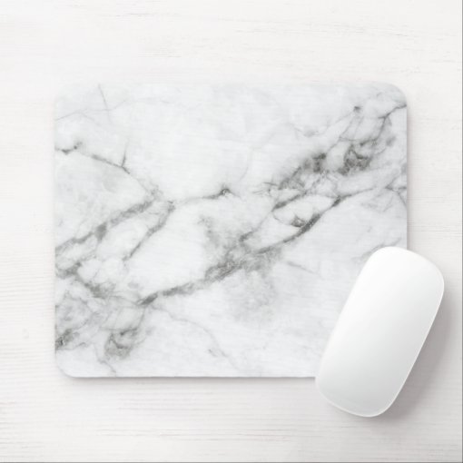 Grey Marble Mousepad | Zazzle