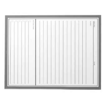 Grey Meeting Notes | Zazzle