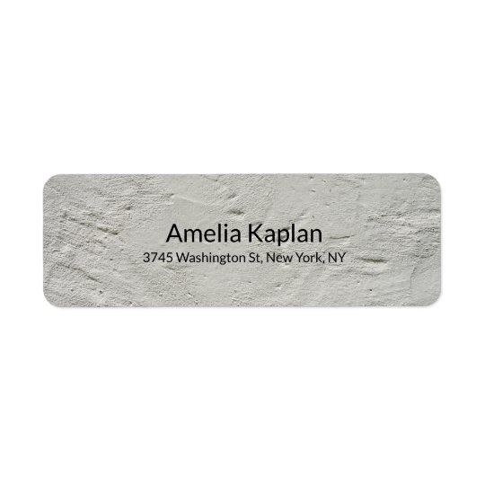 Grey Modern Plain Minimalist Professional Label | Zazzle.com
