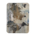 Grey Stone Map Of The World Magnet | Zazzle