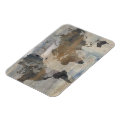Grey Stone Map Of The World Magnet | Zazzle