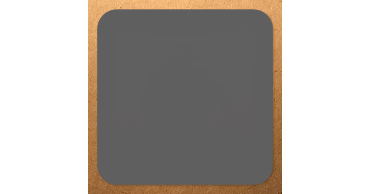 Grey Template Square Sticker | Zazzle