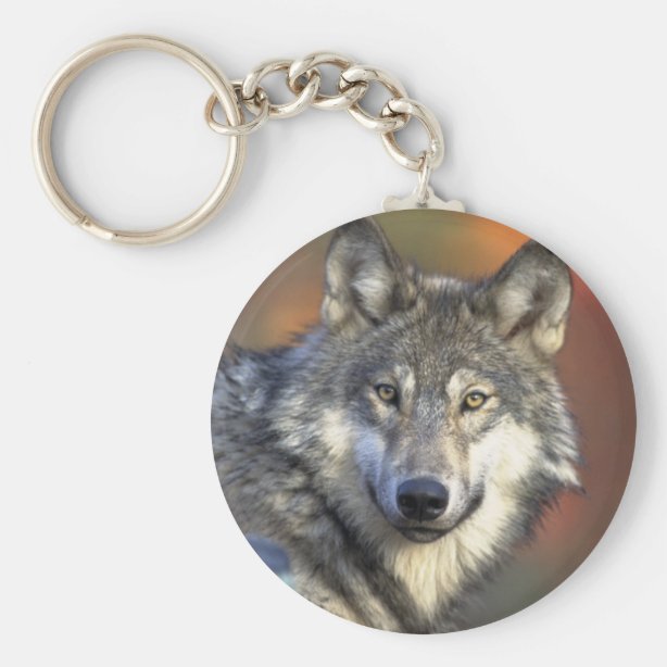Wolf Keychains - No Minimum Quantity | Zazzle