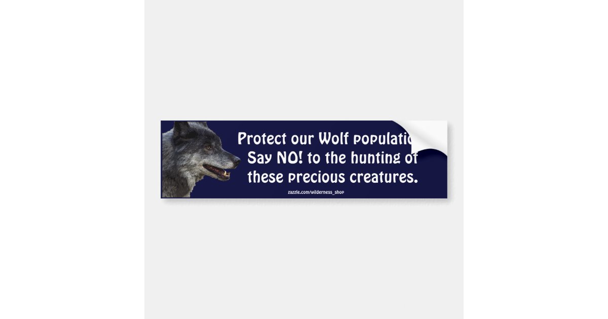 Grey Wolf Motivational Bumper Stickers | Zazzle
