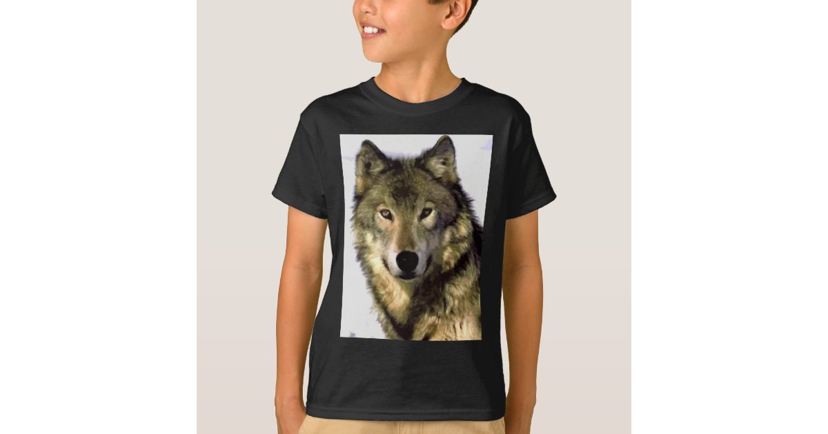 Grey Wolf T-Shirt | Zazzle