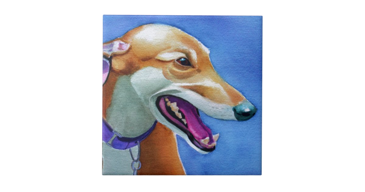 Greyhound Rescue Tile | Zazzle
