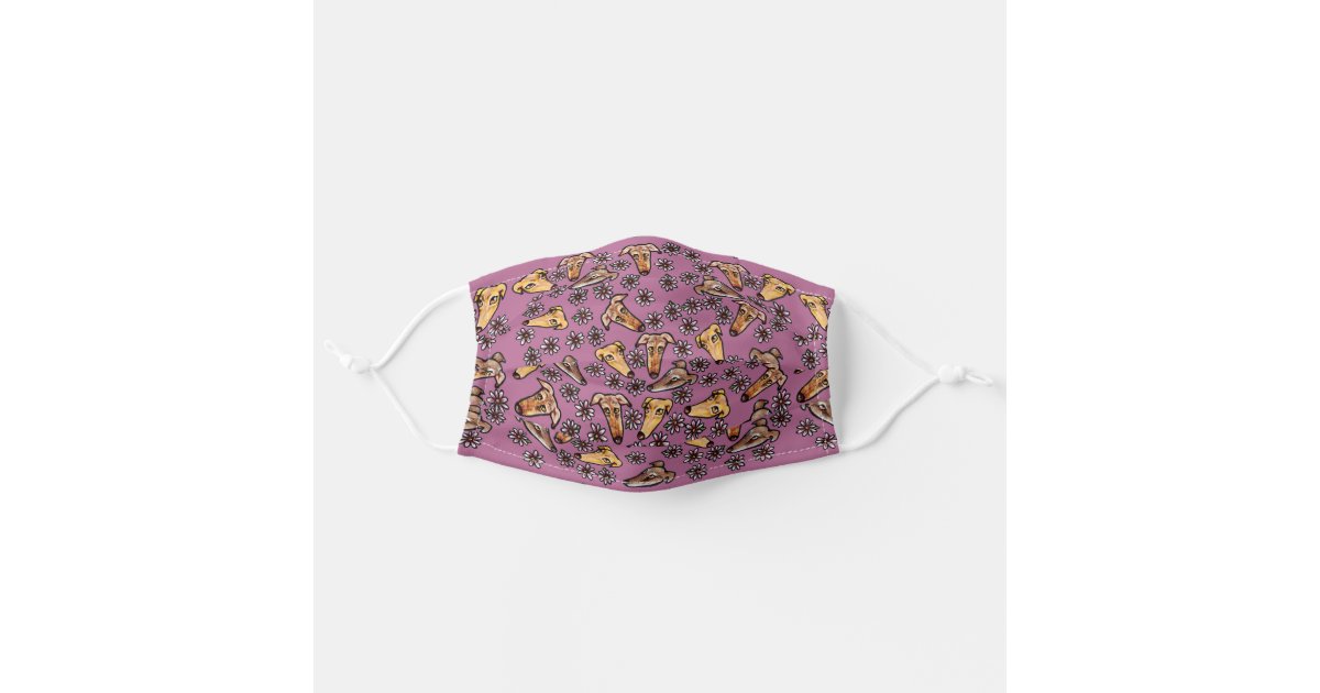 Greyhounds Adult Cloth Face Mask | Zazzle