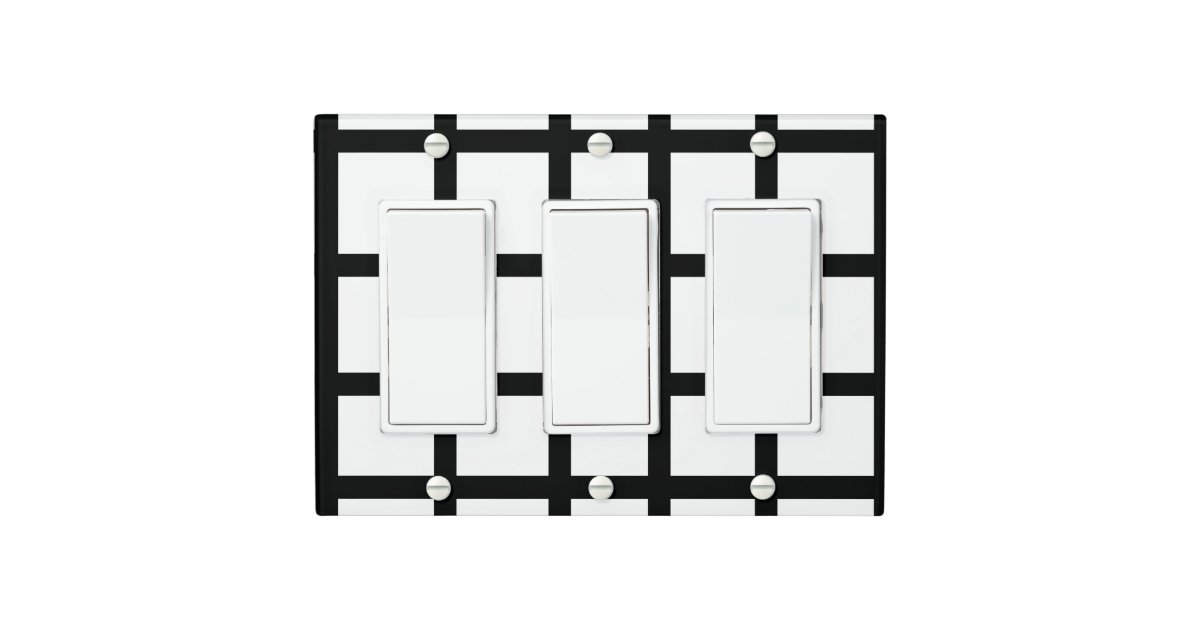 Grid Light Switch Cover | Zazzle