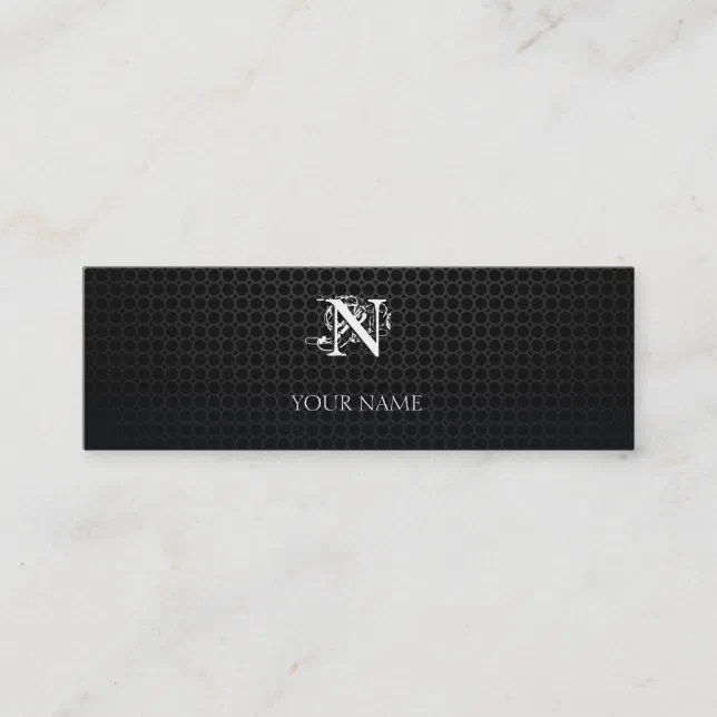 Grid Mini Business Card | Zazzle
