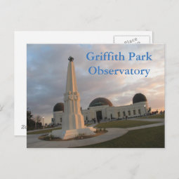 Griffith Park Observatory Postcard | Zazzle