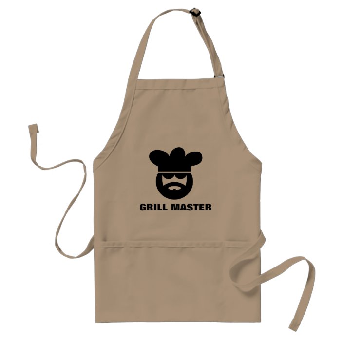 Grill master | BBQ apron for men | Zazzle.com