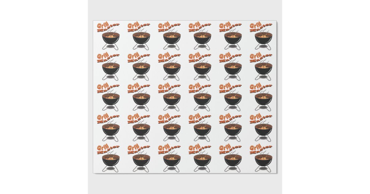 Grill Master Wrapping Paper | Zazzle.com