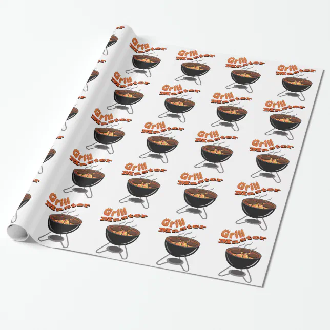 Grill Master Wrapping Paper | Zazzle