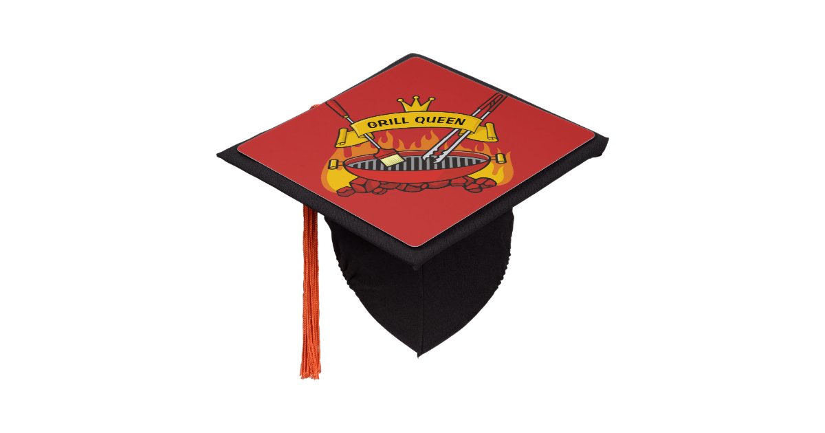 Grill Queen Graduation Cap Topper | Zazzle