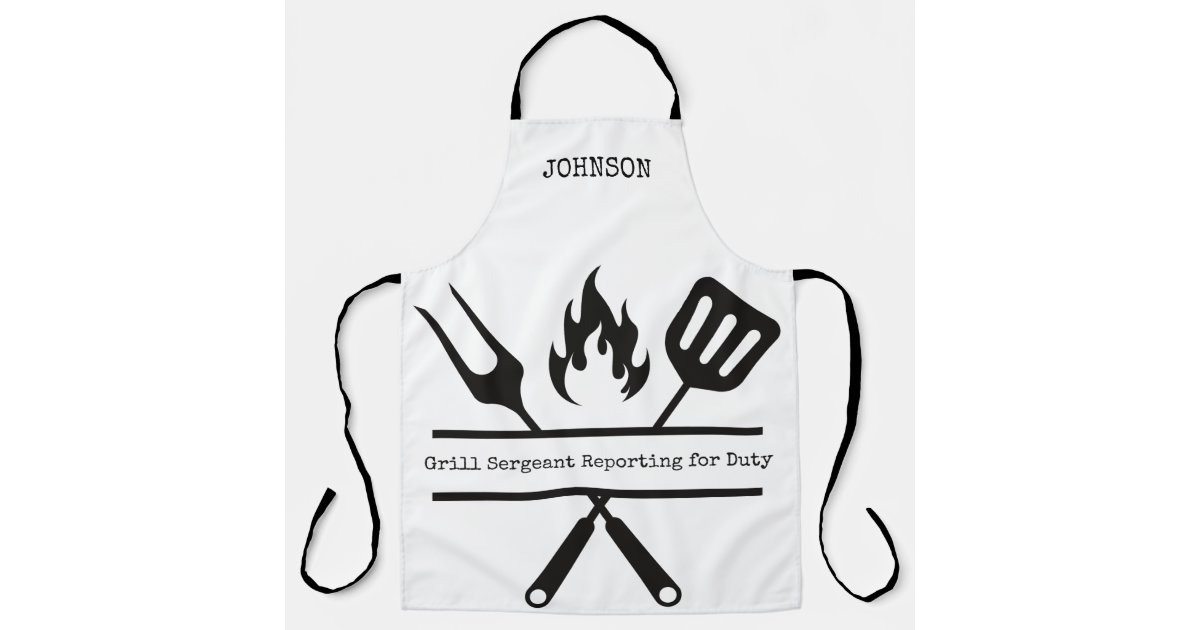 Grill Sergeant Apron | Zazzle