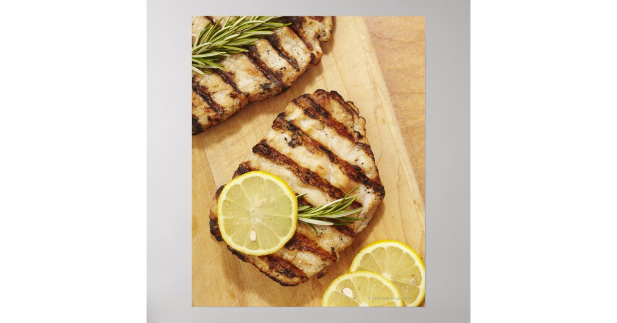 Grilled Chicken Breasts Poster | Zazzle