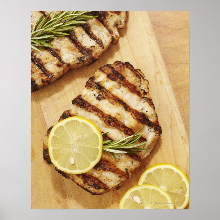 Grilled Chicken Breasts Poster | Zazzle