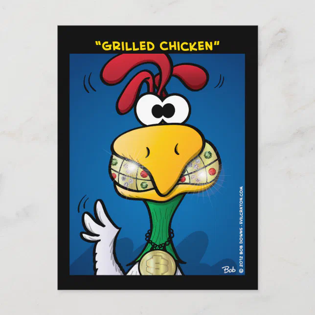 "Grilled Chicken" Postcard | Zazzle