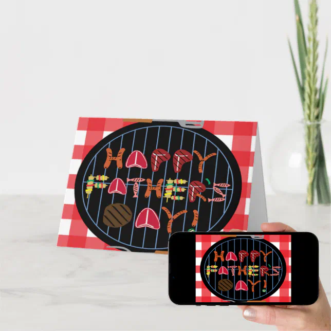 Grilling Father's Day Greeting Cards | Zazzle