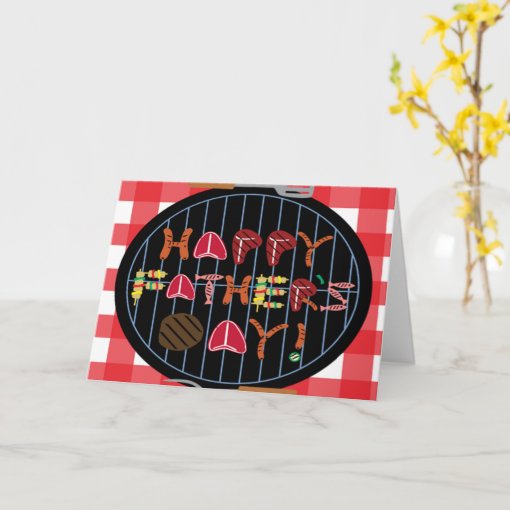 Grilling Father's Day Greeting Cards | Zazzle