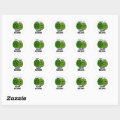 Grim Beans Funny Veggie Puns Classic Round Sticker | Zazzle