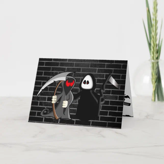 Grim Reaper Death Card | Zazzle