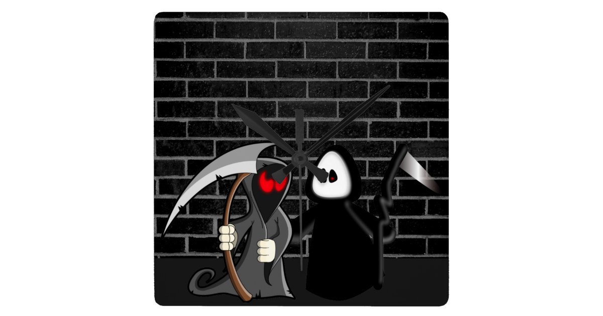 Grim Reaper Death Clock | Zazzle.com