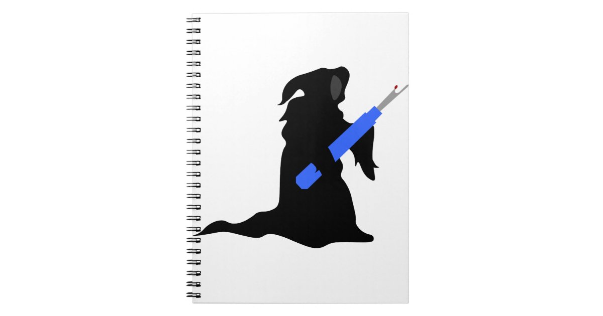 grim-reaper-seam-ripper notebook | Zazzle