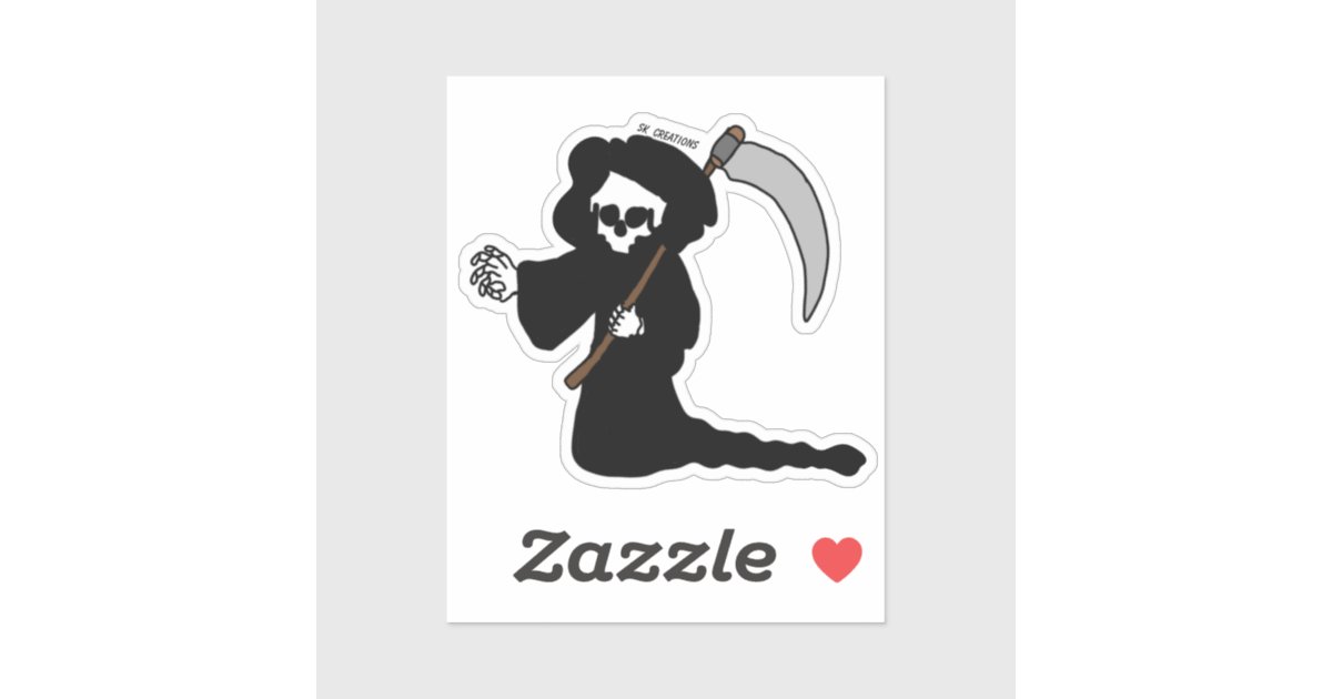 Grim Reaper Sticker | Zazzle