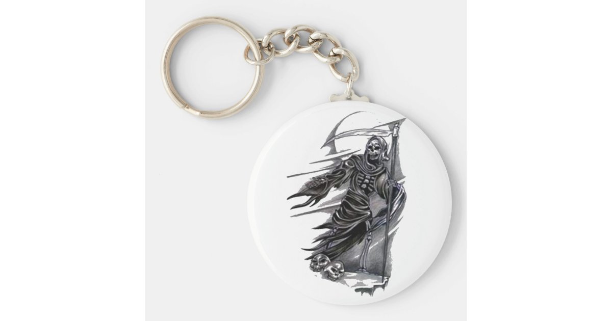 Grim Reaper Taking Souls Keychain | Zazzle.com
