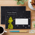Grinch Chalkboard Birthday Envelope | Zazzle