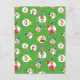Grinch | Christmas Dot Pattern Holiday Postcard | Zazzle