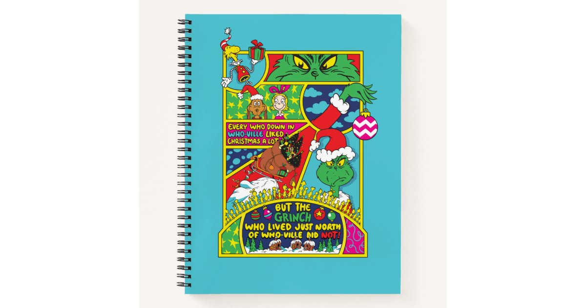Grinch | Comic Graphic Notebook | Zazzle