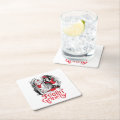 Grinch | Feeling Grinchy Square Paper Coaster | Zazzle