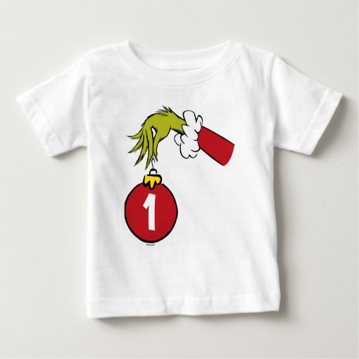 Grinch | First Birthday Baby T-Shirt | Zazzle