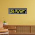 Grinch | Go Away Poster | Zazzle