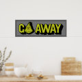 Grinch | Go Away Poster | Zazzle