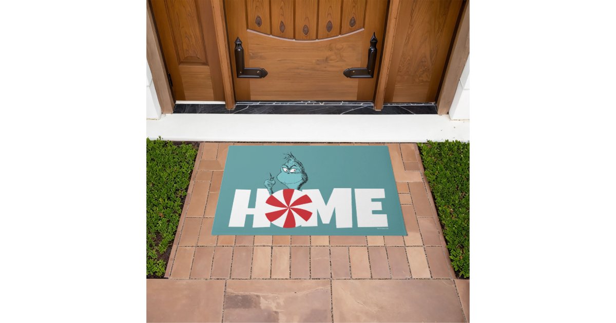 Grinch | Joy is Underrated Doormat | Zazzle