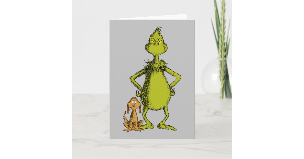 Grinch | Max & Grinch Stance Card | Zazzle