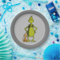 Grinch | Max & Grinch Stance Paper Plates | Zazzle