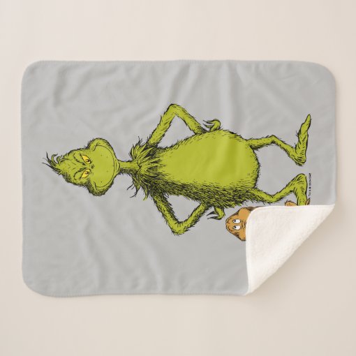 Grinch | Max & Grinch Stance Sherpa Blanket | Zazzle