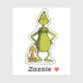 Grinch | Max & Grinch Stance Sticker | Zazzle
