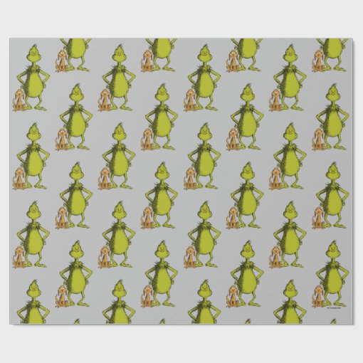 Grinch | Max & Grinch Stance Wrapping Paper | Zazzle
