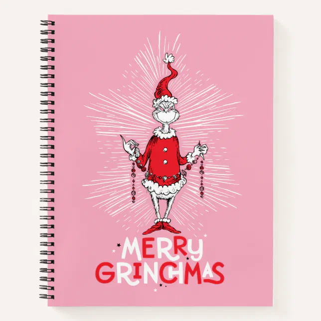 Grinch | Merry Grinchmas Notebook | Zazzle